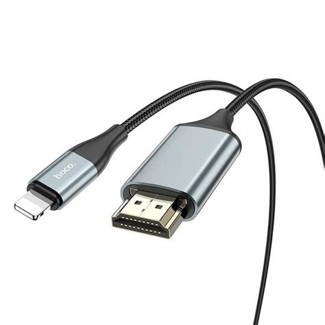Кабель-переходник Lighting-HDMI Hoco UA15 - купить с доставкой по ...