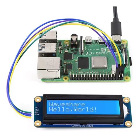 Pantalla Lcd Waveshare Lcd1602 I2c Aip31068 Lcd S De 32 Cara Cuotas