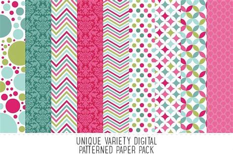 Colorful Pattern Paper Pack