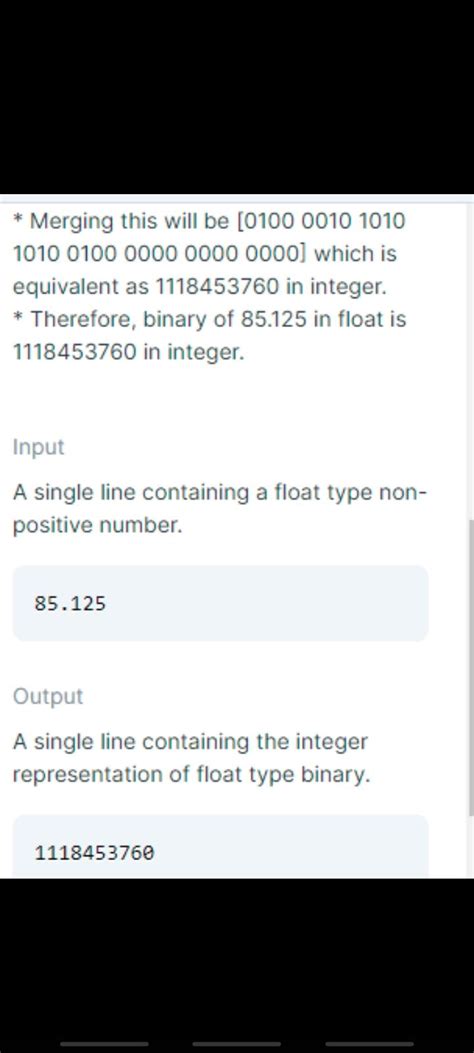 Solved Float As Integer By Jemar Jude Maranga Represent Chegg