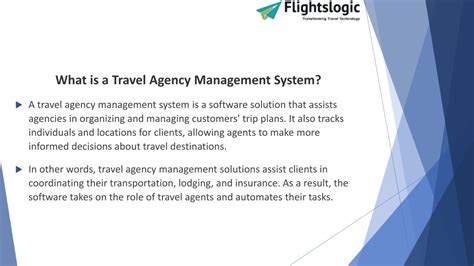 Ppt Travel Agency Management System Powerpoint Presentation Free Download Id13115181