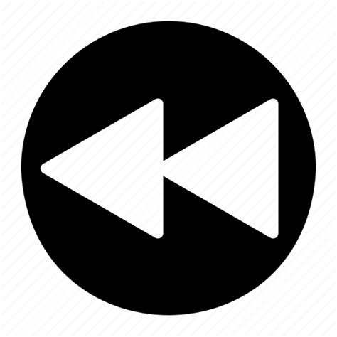 Previous Fast Backward Reverse Back Player Direction Icon