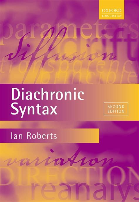 Diachronic Syntax Oxford Textbooks In Linguistics