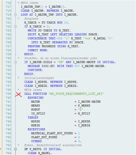 Solved MD STOCK REQUIREMENTS LIST API Different Results SAP