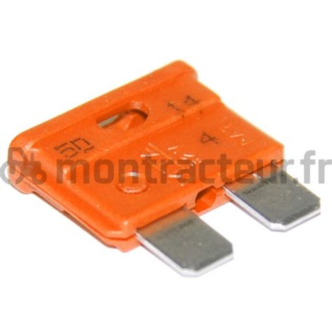 FUSIBLE STANDARD FICHES PLATES 40A ORANGE BLISTER 100 PIÈCES