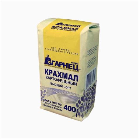Крахмал Тапиоковый без глютена, Гарнец, 500 гр | FoodPort Market