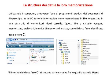 PPT ORGANIZZARE E GESTIRE FILE E CARTELLE PowerPoint Presentation Free Download ID