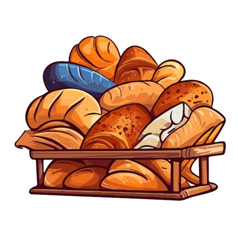 Pan Baguette De Trigo Y Croissant Bollo Dulce Pastelito De Pasas Y