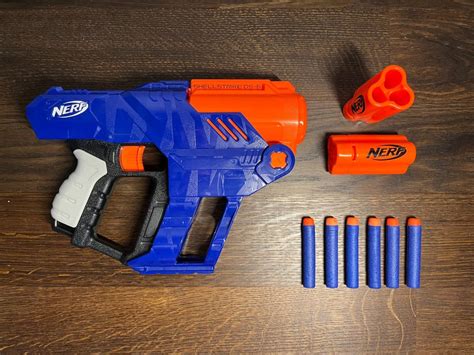 Nerf Shellstrike Elite Ds 6 Mit 6 Original Darts Kaufen Auf Ricardo