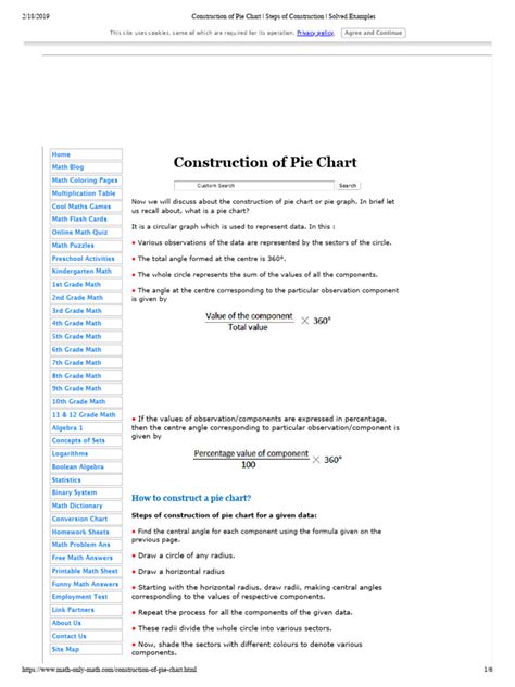 Lecture 3rekmconstruction Of Pie Chart Pdf