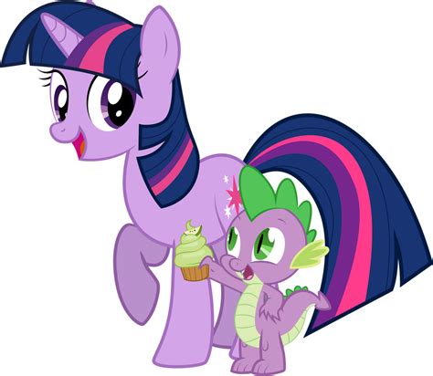 Twilight And Spike By Rainbownspeedash On Deviantart