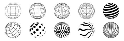 추상적 인 기하학적 모양 또는 트렌디 한 기하학적 모양의 집합은 잔인함에 영감을 불어 넣었습니다 3d 와이어프레임 모델이 있는 플랫 벡터 일러스트레이션 개념 환각적인 테크노