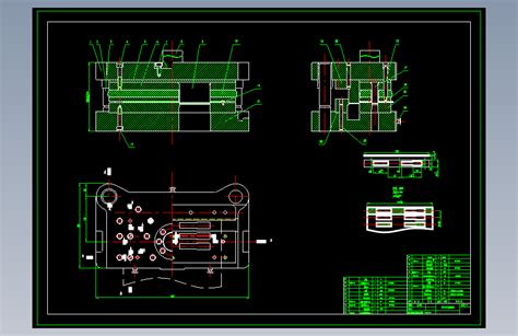 汽车车门垫板的冲裁模具设计 冲压模具【含11张cad图纸、说明书全套】autocad 2004模型图纸下载 懒石网