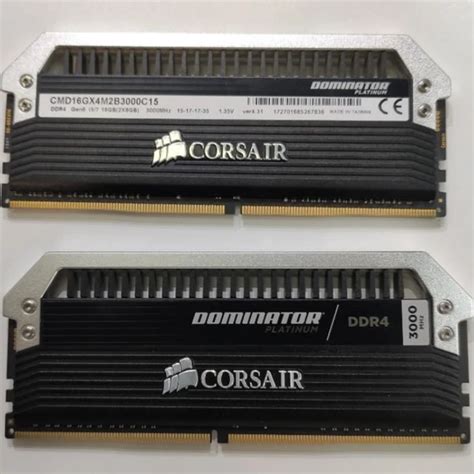 خرید و قیمت رم 16 گیگ Corsair Dominator Platinum Ddr4 3000mhz استوک ترب