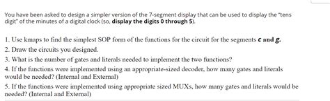 You Have Been Asked To Design A Simpler Version Of Chegg