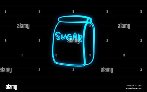 Sugar Free Neon Style Icon Simple Thin Line Outline Vector Of Gmo Icons For Ui And Ux Website