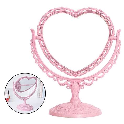 Espelho Duplo De Mesa Vintage Princesa Penteadeira Bancada Banheiro