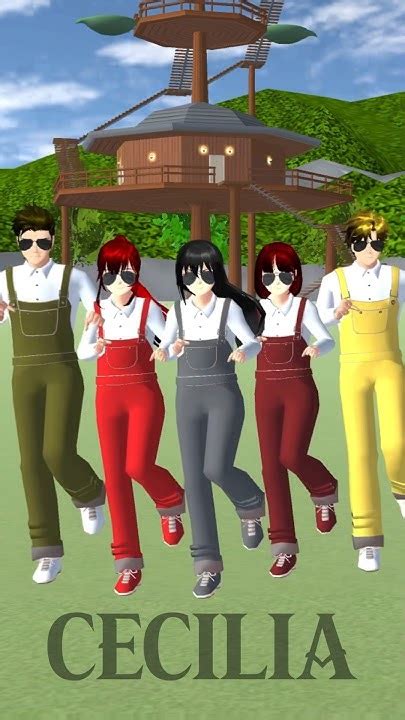 With The Squad 😝 Sakura School Simulator Cecilianoona Youtube