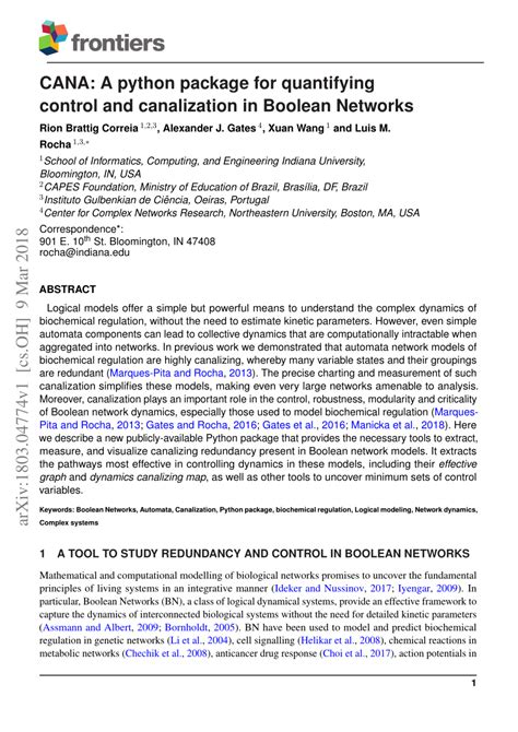 pdf cana a python package for quantifying control and canalization