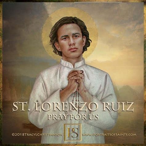 Portraits Of Saints On Instagram Saint Lorenzo Ruiz 1600 1637 Feast