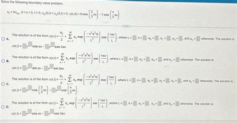 solved solve the following boundary value problem
