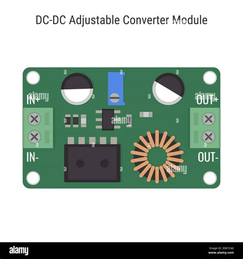 Dc To Dc Adjustable Converter Module With Voltage Regulator Stock