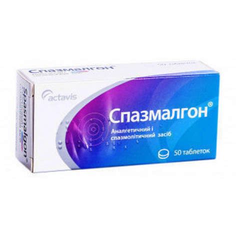 Спазмалгон – Telegraph