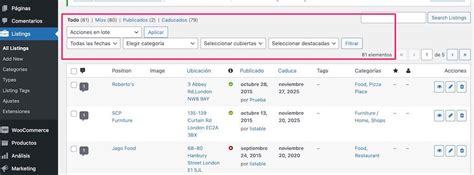 A Adir Filtros En Cualquier Tipo De Contenido En El Backend De