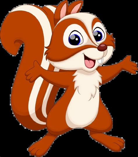 عکس های دوربری شده سنجاب های واقعی و کارتونی با فرمت Png