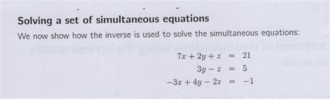 Solved Solving A Set Of Simultaneous Equationswe Now Show