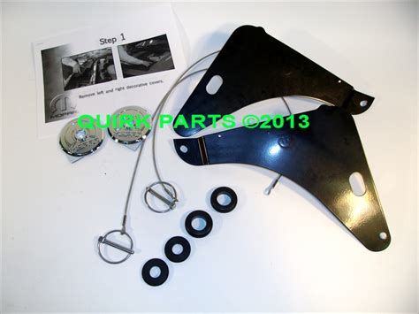 08 13 Dodge Challenger Performance Hood Pin Pins Kit Chrome New Mopar