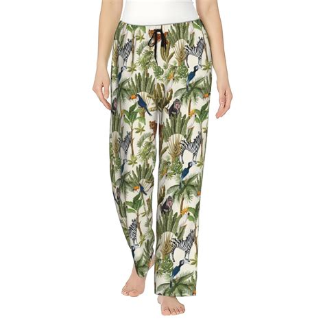 Sikiie Jungle Animals Womens Ultra Soft Comfy Lounge Pants Sleepwear