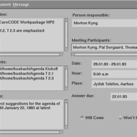 The Meeting Request User Interface Download Scientific Diagram