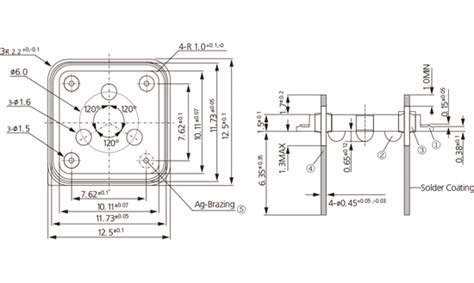 M P HALF钟振系列基座 OSC SAW filter Series 三明精密嘉兴有限公司
