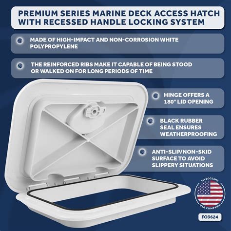 Five Oceans Boat Hatch Marine Access Hatch Boat Hatch Lids Recessed