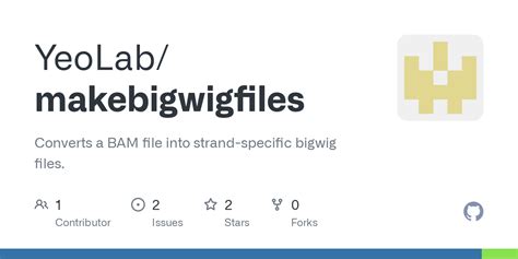 github yeolab makebigwigfiles converts a bam file into strand