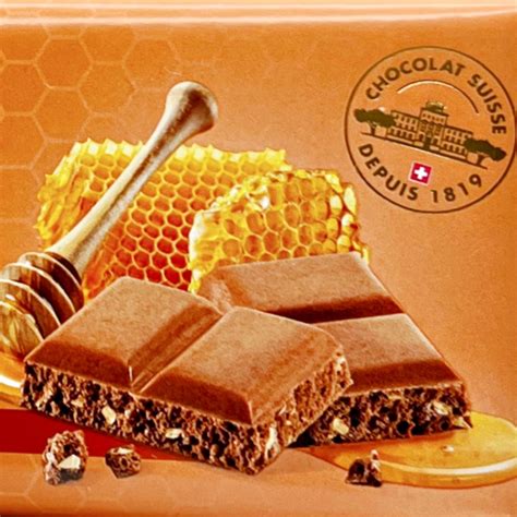 Cailler Rayon Milk Honey Chocolate Bar Swissdreams