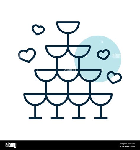 Wedding Pyramid Stock Vector Images Alamy