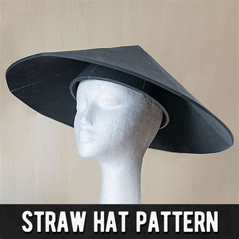 Foam Straw Hat Pattern Digital Download Pdf