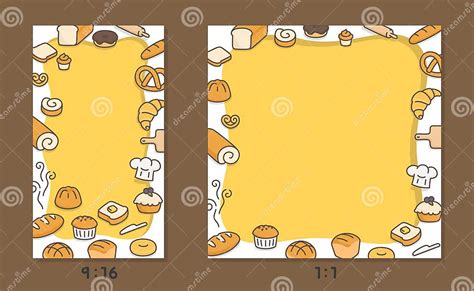 Bakery Bold Font Kawaii Doodle Flat Cartoon Vector Stock Vector