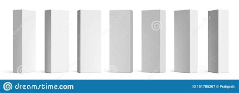 Diverso Sistema En Blanco De La Caja Del Paquete Del Ngulo 3D