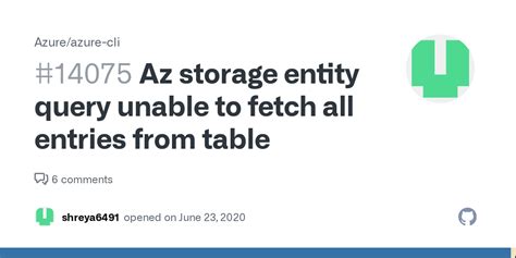 Az Storage Entity Query Unable To Fetch All Entries From Table · Issue