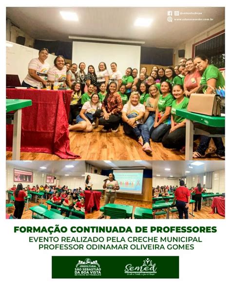 Formação Continuada na Creche Municipal aborda Estratégias para Alunos TEA Semed SSBV