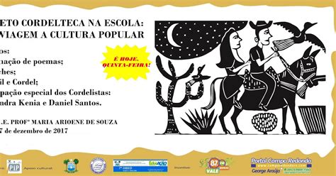 RÁDIO COMUNITÁRIA DE CAMPO REDONDO PROJETO CORDELTECA NA ESCOLA UMA