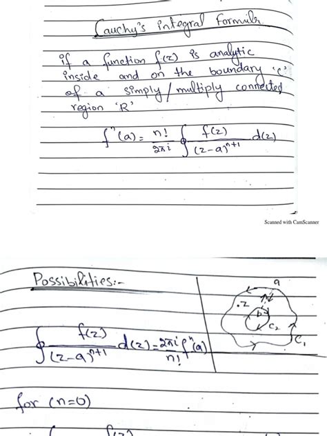 cauchy integral formula pdf