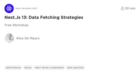 Nextjs 13 Data Fetching Strategies
