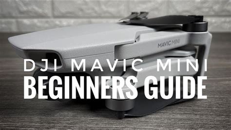 DJI Mavic Mini Beginners Guide Getting Ready For First Flight YouTube Dji Mavic Mini