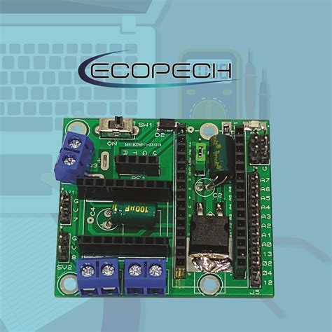 Shield Velocista Arduino TB FNG Ecopech