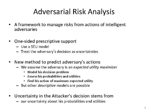 Adversarial Risk Analysis For Urban Security Jesus Rios