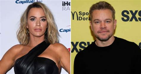 Teddi Mellencamp Claims She Had A One Night Stand With Matt Damon Meaww
